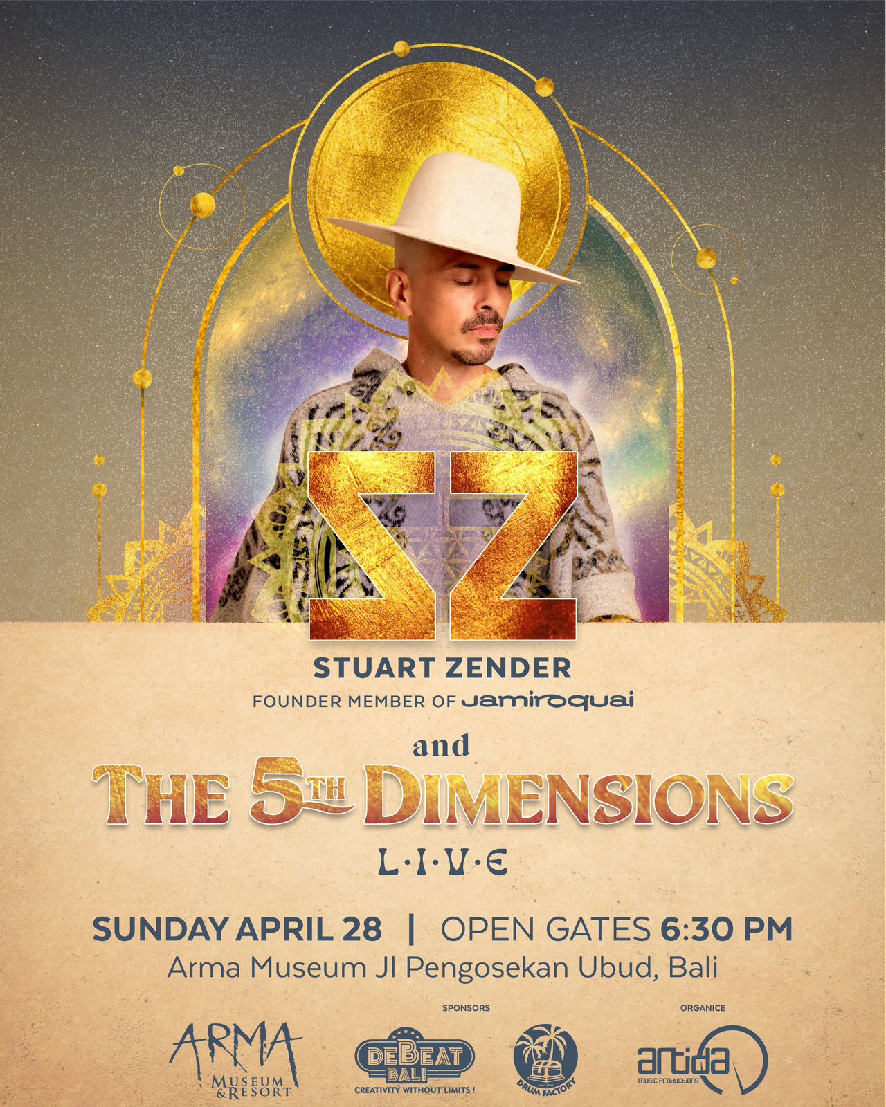 Stuart Zender & The 5th Dimensions Bakal Menggebrak Ubud dengan Konser ...